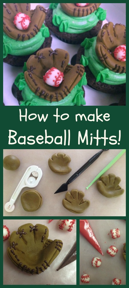 Baseball Mitt Cupcakes